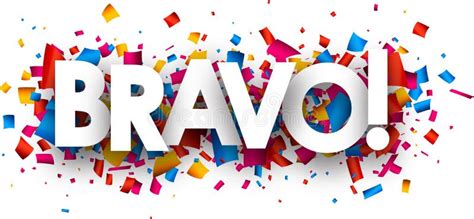 Bravo banner. stock vector. Illustration of ovation, sign - 91022451