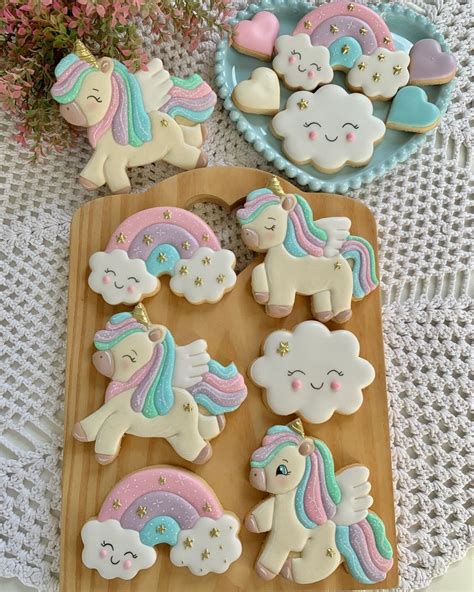 Vanilla Cookies on Instagram: "Unicórnios! 💕 #biscoitosdecorados # ...