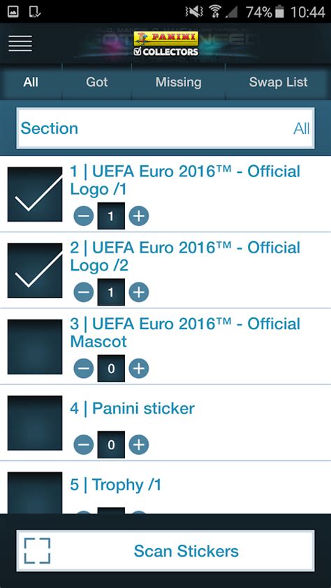 Panini Collectors - Android Apps on Google Play