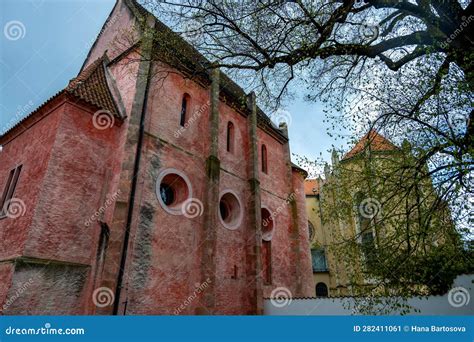 Buildings of Monastery Zlata Koruna, Czech Republic Stock Image - Image ...