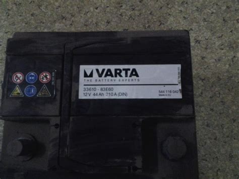 Ответы Mail: Сел аккумулятор Varta 544116042, 33610-83E60 12V 44Ah 210A ...