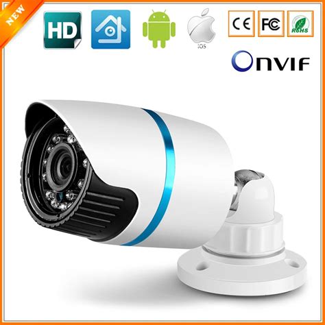 Megapixel HD 720P IP Camera Outdoor IR Bullet Waterproof 1280*720 CCTV ...