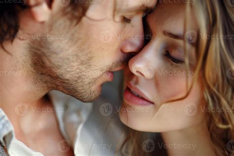 young couple sharing intimate moment together 43343425 Stock Photo at ...
