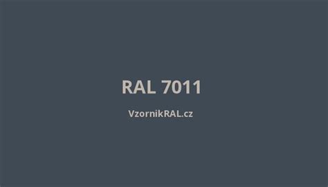RAL 7011 | Colours, Pantone, Decor