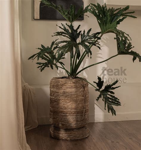 Кашпо напольное Cone Medium из материала абака купить в Teak House, арт ...