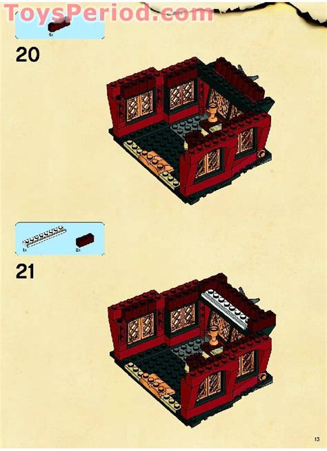 LEGO 6243 Brickbeard's Bounty Instructions and Parts List