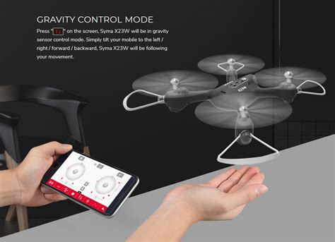 SYMA X23W WIFI FPV With 720P HD Camera Altitude Hold Mode Waypoint ...