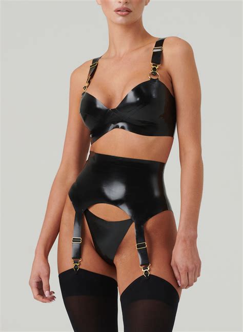 Latex Dynasty Lingerie Set - Fashion Latex Clothing UK