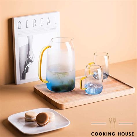 Купить Набор графин 1550мл и два стакана 300мл Cooking House smile из ...