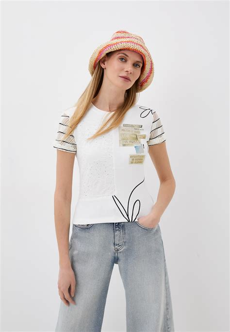 Футболка Desigual, цвет: белый, RTLACO786301 — купить в интернет ...
