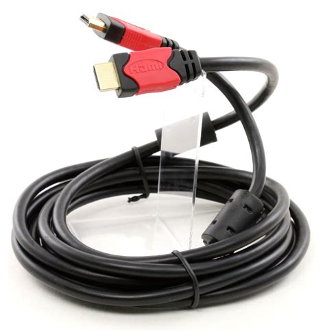 Кабель HDMI -> HDMI v1.4 ATcom plastic HEAD (180-180) 3 м, (черно ...