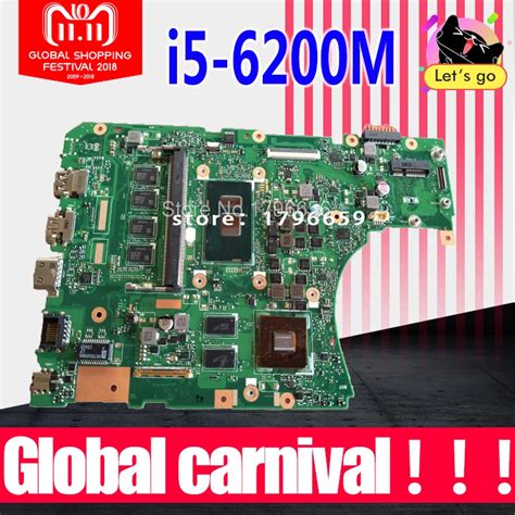 X556UJ Motherboard i5 6200 GT920/GT930 RAm For ASUS X556U X556UV X556UF ...
