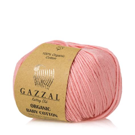 PŘÍZE DLE BARVY A SLOŽENÍ | Příze Gazzal Organic baby cotton růžová ...
