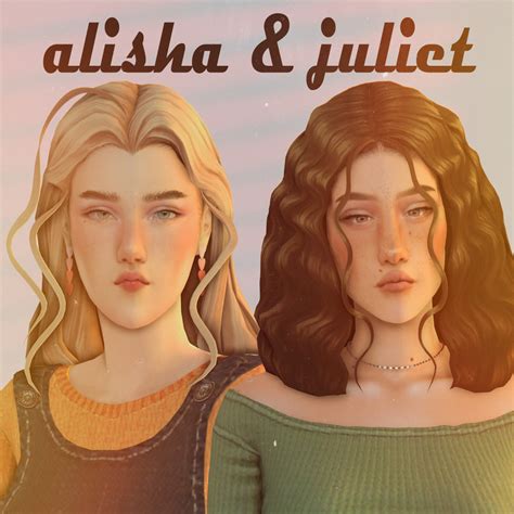 praleska: praleska: alisha & juliet hair alisha... - Emily CC Finds
