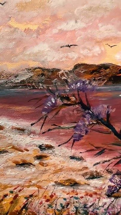 картина на холсте своими руками акрилом ♥️🌏 #painting #шортс # ...