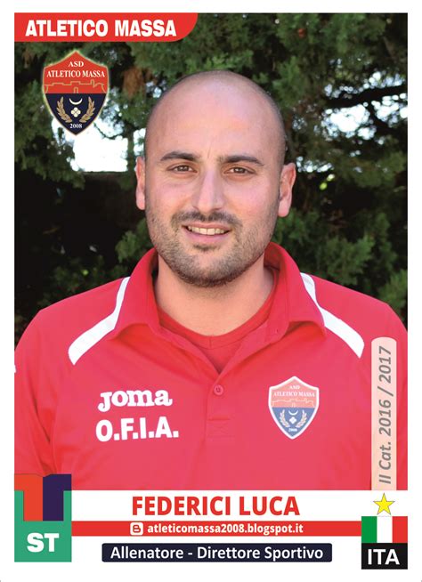 ASD ATLETICO MASSA: LUCA FEDERICI LASCIA L'ATLETICO MASSA
