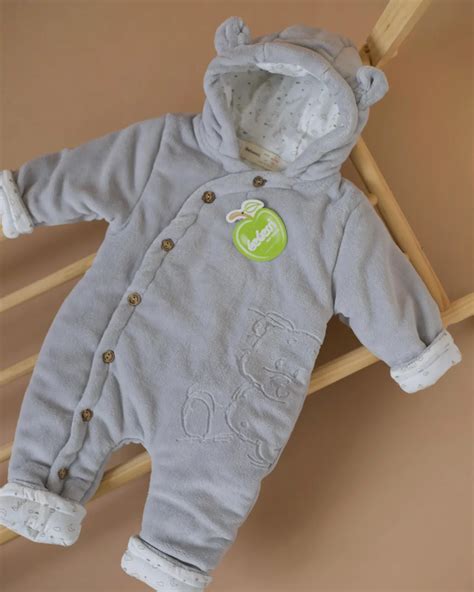 Skafander Bebessi Meda sivi • Lollipop Baby
