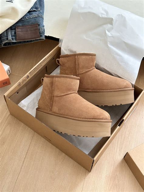 UGG Australia USA Classic Mini Platform Сhestnut Уггі міні платформа ...