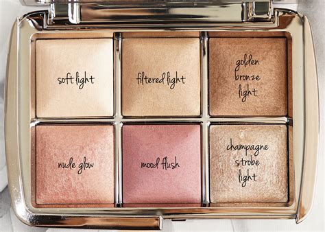 Hourglass Ambient Lighting Palette Swatches | Shelly Lighting