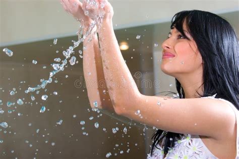 Magic water source stock photo. Image of hair, beautiful - 8351474