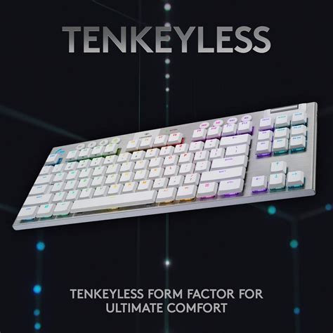 Logitech G915 TKL Wireless Mechanical Gaming Keyboard (GL Tactile ...