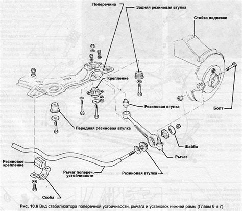 Передний управляющий рычаг — снятие и установка (Ауди 100 С3, 1982-1990 ...