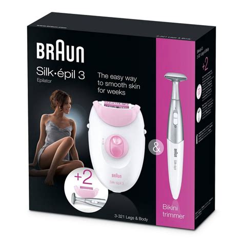 Эпилятор Braun Silk-epil 3 - 3321 + стайлер для бикини купить в ...
