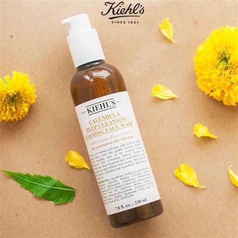 KIEHL'S Calendula Deep Cleansing Foaming Face Wash 230ml | Lazada