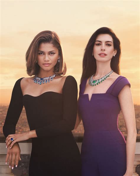 ZENDAYA and ANNE HATHAWAY for Bulgari 2023 – HawtCelebs
