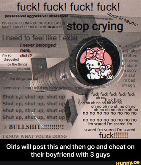 Fuck! fuck! fuck! fuck! fuck fuck fuck fuck fuck a ohno, 5 PA o oh no ...