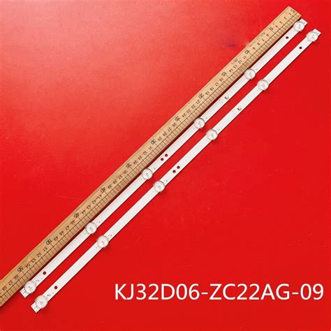 2pcs/set led backlight strip for HARTENS HTV-32R01-T2C/A4/B V320BJ6-Q01 ...