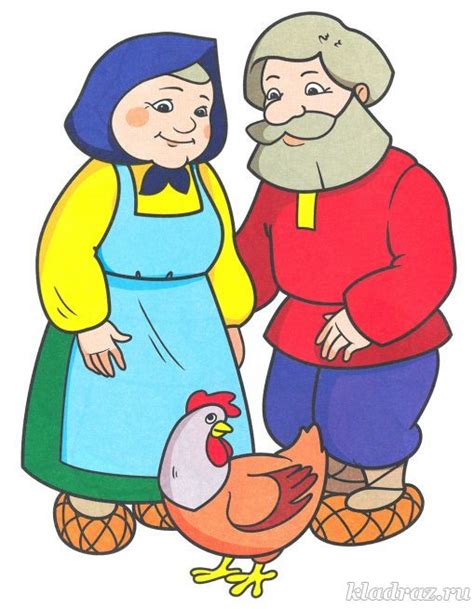 Сказка «Курочка Ряба». Картинка