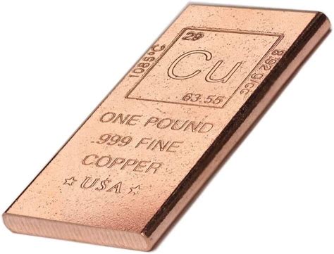 One Pound Copper Bullion