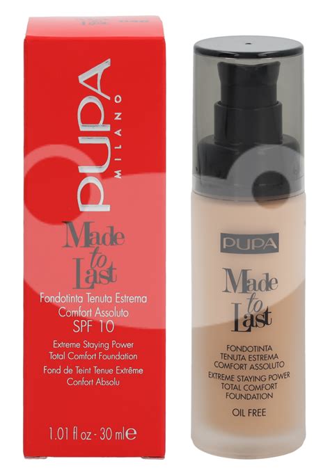 Pupa Milano Made To Last Total Comfort Foundation SPF10 długotrwały ...