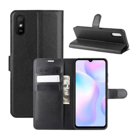 Knížkové pouzdro na mobil Xiaomi Redmi 9A - ochrana Redmi 9A Motiv Černá