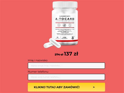 A-tocard : Kapsułki na redukcję cholesterolu-Cena-Opinie-Korzyści-Poland