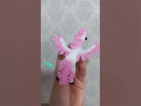 Пегас из бисера. Мастер-класс. Амигуруми. Делала Маме на день Рождения ...