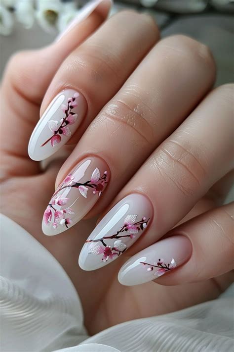 25 Beautiful Cherry Blossom Nail Designs You Need To See! in 2024 ...