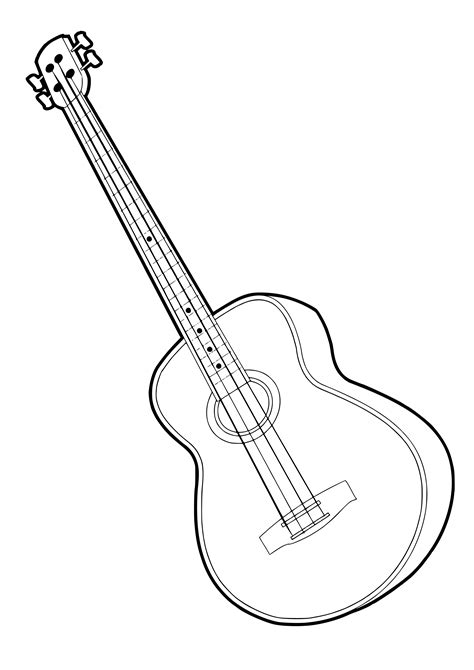 Укулеле для срисовки (Большой выбор фото) - drawpics.ru