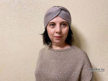 Повязка чалма спицами, Вязание для женщин
