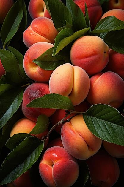 Premium AI Image | peaches