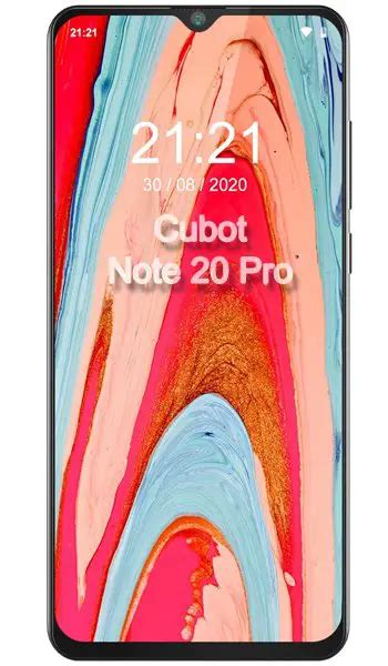 Cubot Note 20 Pro specs and features
