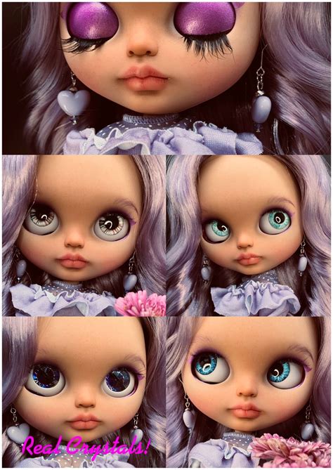 Кукла Блайз кастом Blythe Виолетта с кристальными глазами – заказать на ...