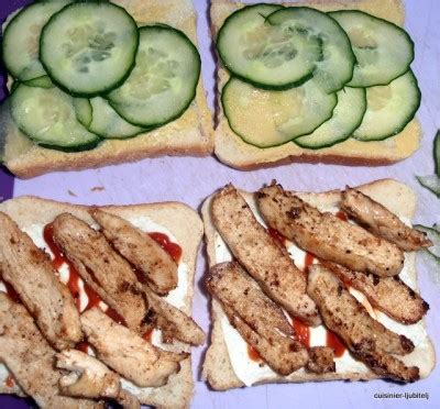 Сэндвич гриль с куриной грудкой : Закуски и бутерброды