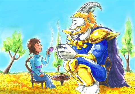 Undertale - tea time by JayJayRey on DeviantArt