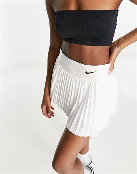 Заказать Юбки Белая плиссированная теннисная юбка Nike Court Dri-FIT ...