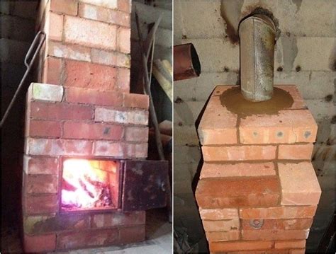 Как сложить простую печь из кирпича своими руками: примеры с пошаговыми ...