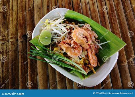 Thai phad arkivfoto. Bild av block, stekt, thai, ostmassa - 53560626