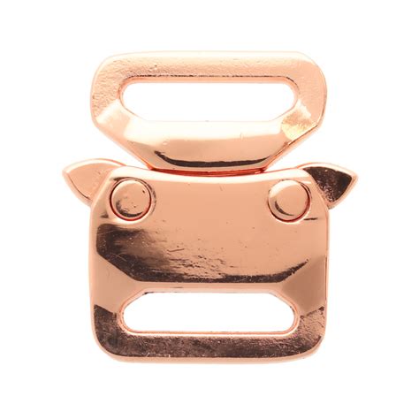 15mm Rose Gold Metalen Safe Lock Gesp