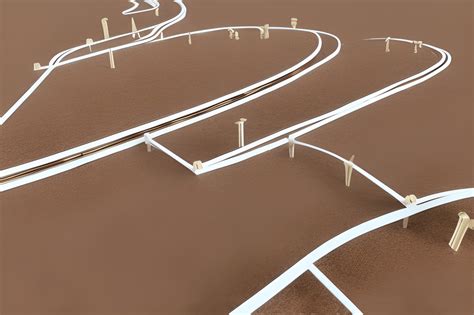 3D Marble Track Graphic · Creative Fabrica